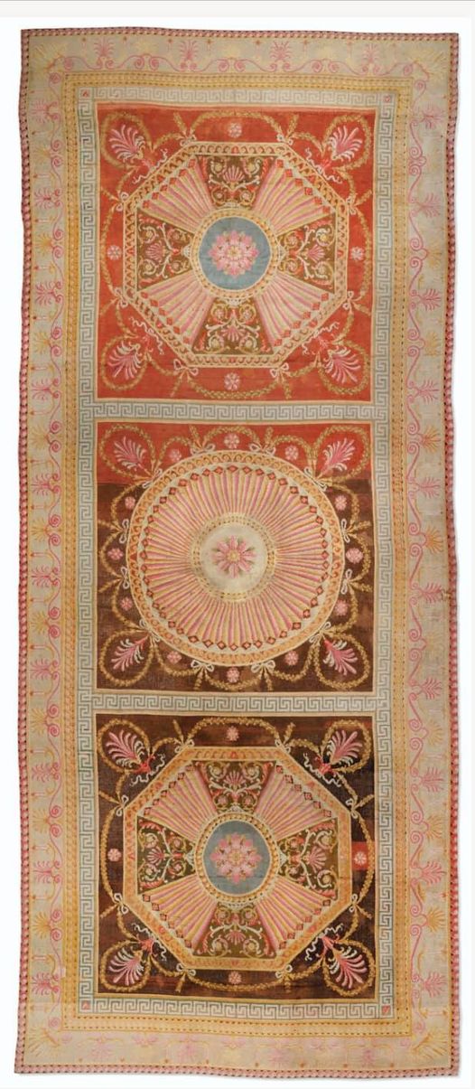 A GEORGE III MOORFIELDS CARPET DESIGNED BY ROBERT ADAM, CIRCA 1770 ...