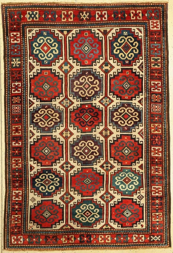 Antique Moghan, Caucasus, late 19th century, wool — Ghorbany